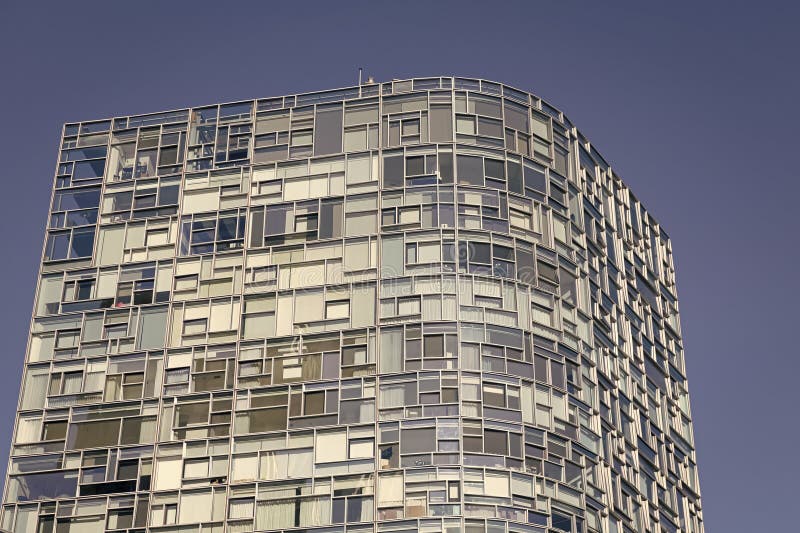 Geometric Architecture in Modern City. Architectural Structure ...