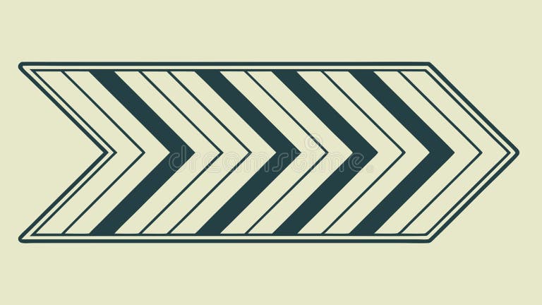 Geometric Arrow Pattern Vector Directional Design, Vector Design ...
