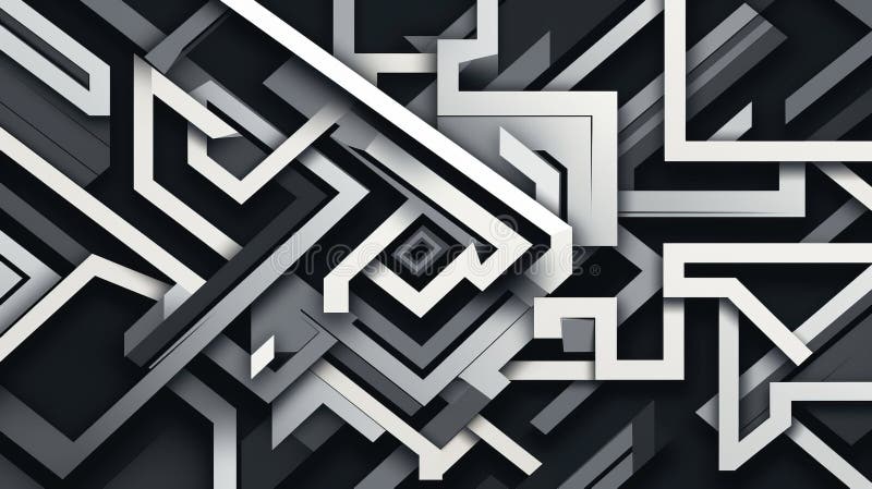 Geometric Art Abstract Wallpaper: Layered and Complex Compositions ...