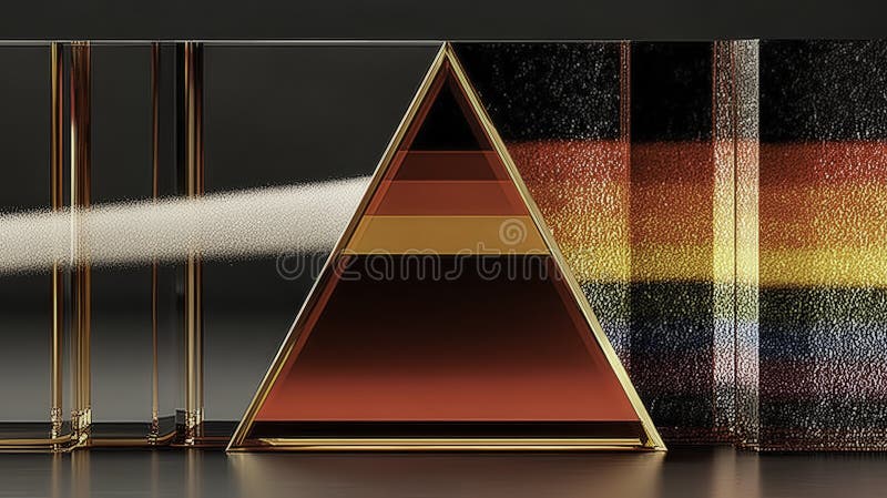 Creative Light Refraction Using Geometric Shapes and Vibrant Colors in ...
