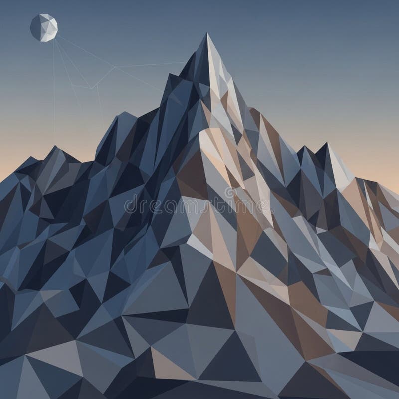 Angular Mountain Peaks Stock Illustrations – 2,058 Angular Mountain ...