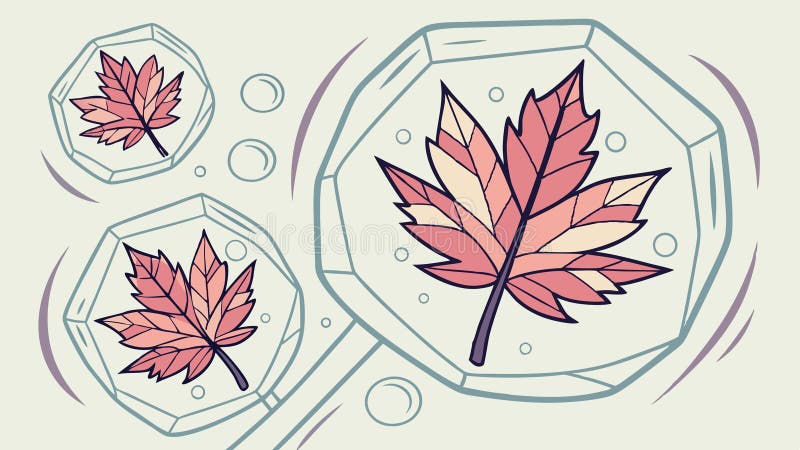 Geometric Autumn Leaves, Fall Pattern Design, Vector Design Generative ...