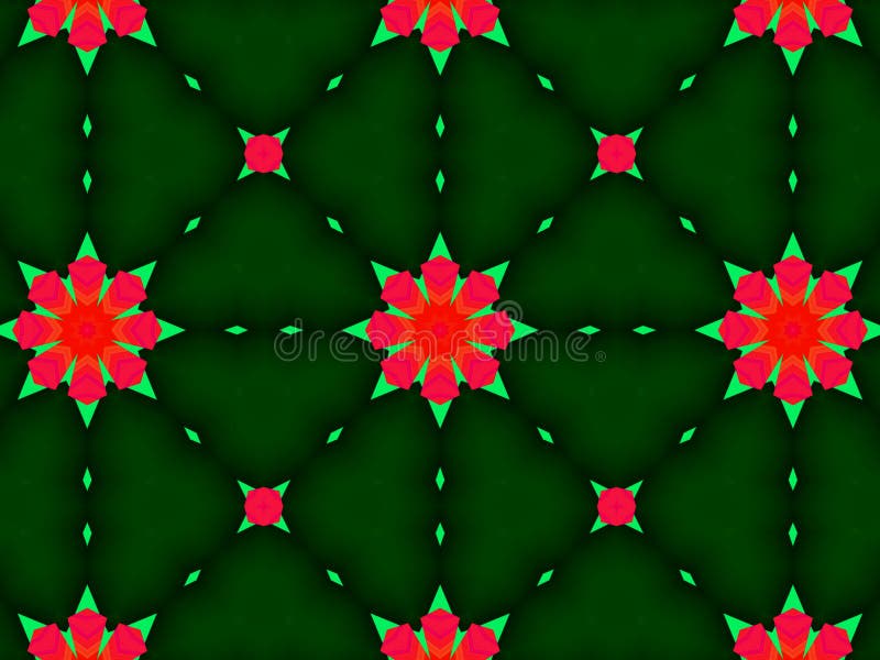 Geometric Background with Abstract Fractal Pattern Made of Colorful ...