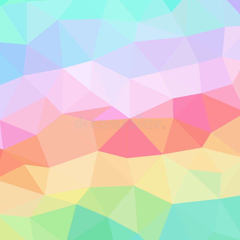 Color Abstract Geometric Background. Triangular Design. Polygonal Style ...