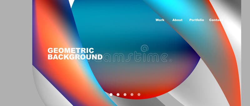 It is a Geometric Background with a Circle in the Middle Stock Vector ...