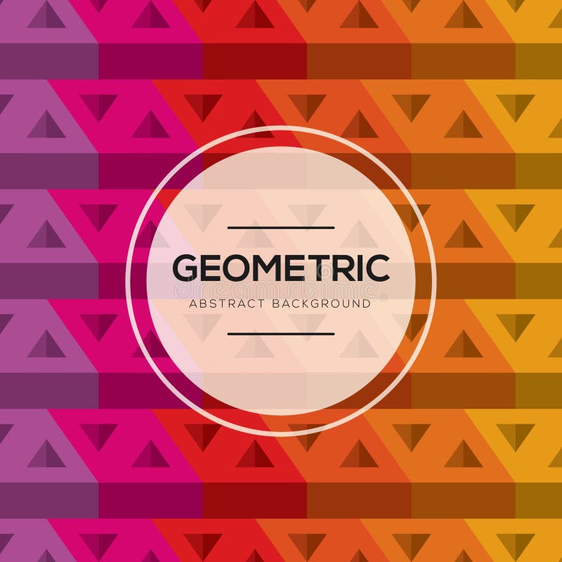 Geometric Background Design Stock Vector - Illustration of watermark ...