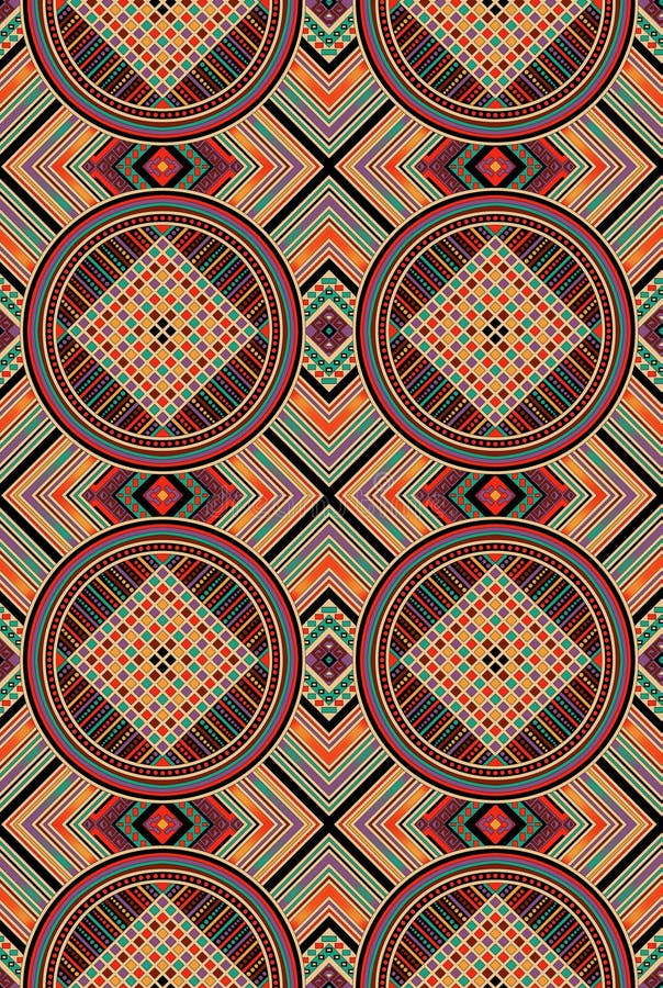 Geometric Background Design for Textile in Beautifull Colors Stock ...