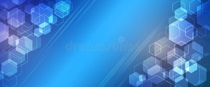 Geometric Background with Hexagonal and High-tech Elements for ...