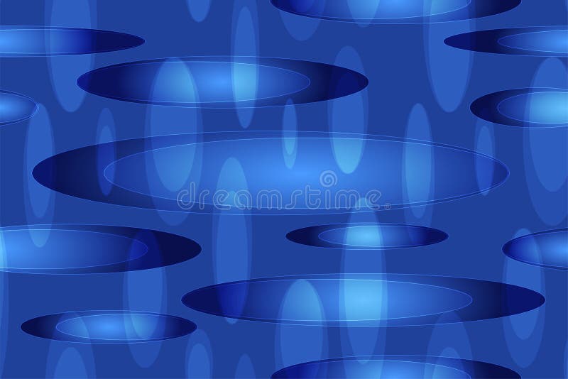 Abstract Halftone Ellipses Background in Blue Colors Stock Vector ...
