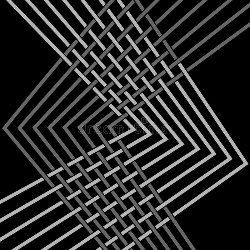 Geometric Background of Intertwined Lines. Flat Style for Cover, Poster ...