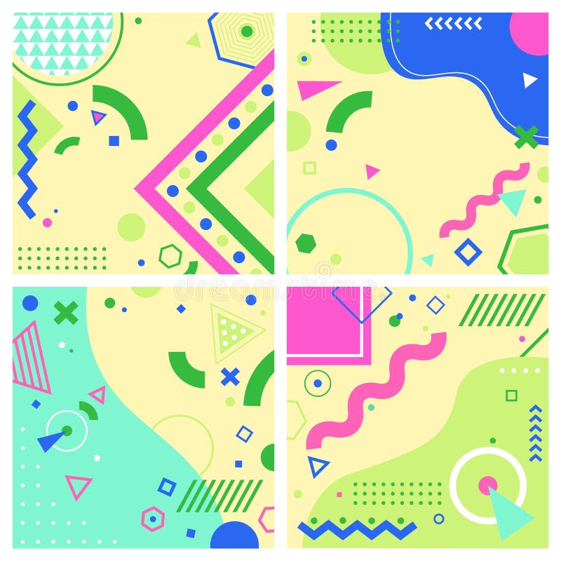 Geometric Background. Minimalistic Square Backdrop. Social Media Post ...