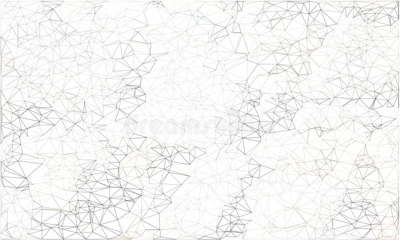 Wireframe Polygonal Abstract Mesh. Vector Polygon Which Consist of ...