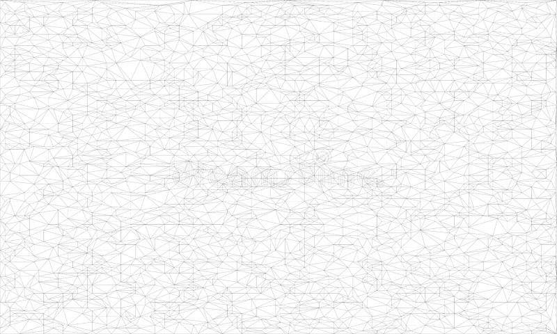 Wireframe Polygonal Abstract Mesh. Vector Polygon Which Consist of ...