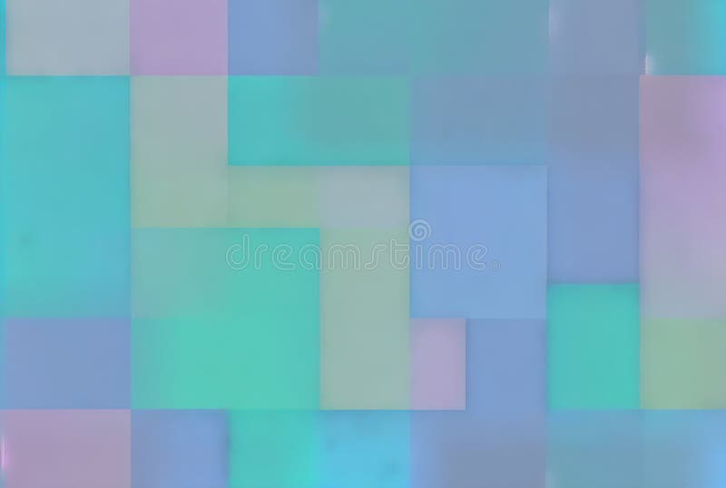 Geometric Panels Layouts Glitter Contrast Pastels. Stock Illustration ...
