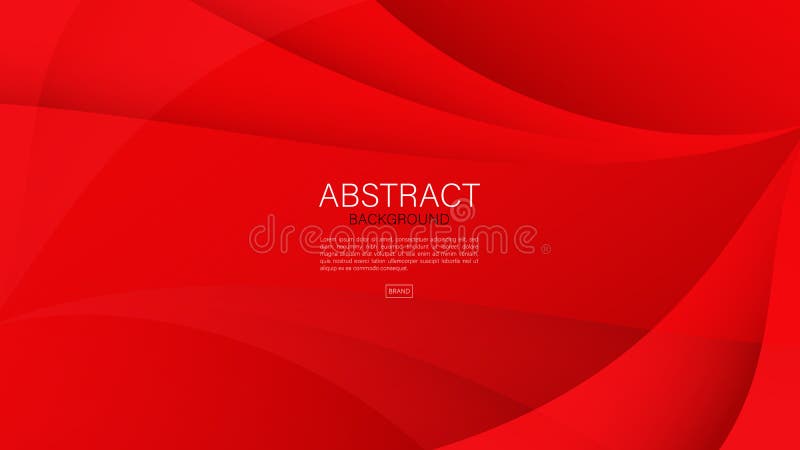 Red Abstract Background, Wave, Geometric Vector, Graphic, Minimal ...