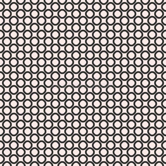 Geometric Background, Staggered Rings & Circles. Stock Vector ...