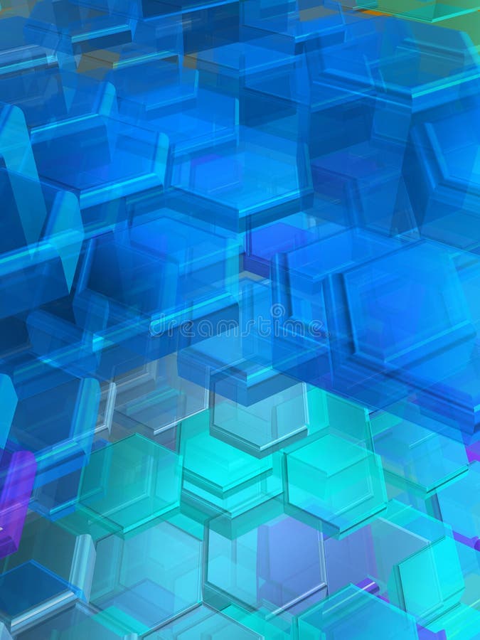 Geometric Background in Tech Environment with Geometric Shapes Stock ...