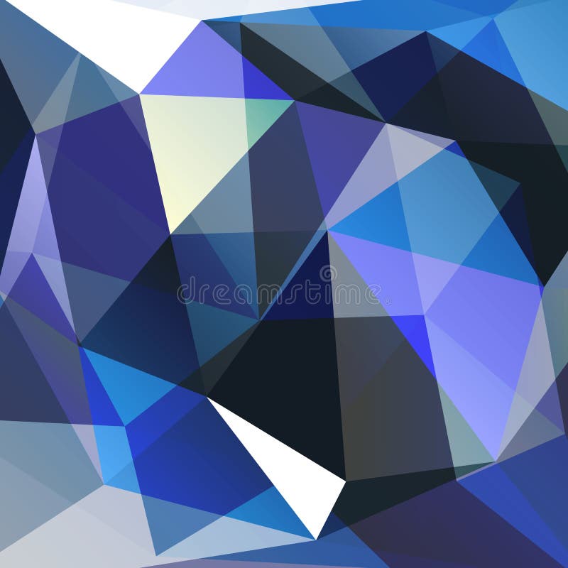 Geometric Background of Triangular Polygons Stock Illustration ...