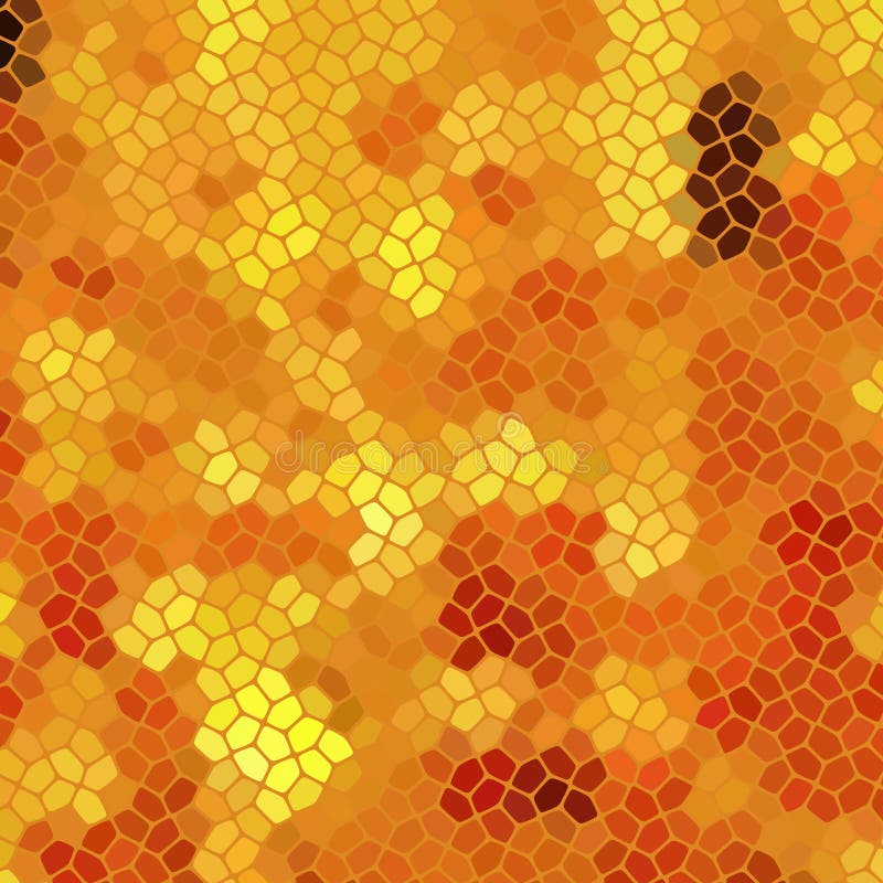 Geometric Background with Yellow, Orange, Gold Pebbles. Design Element ...