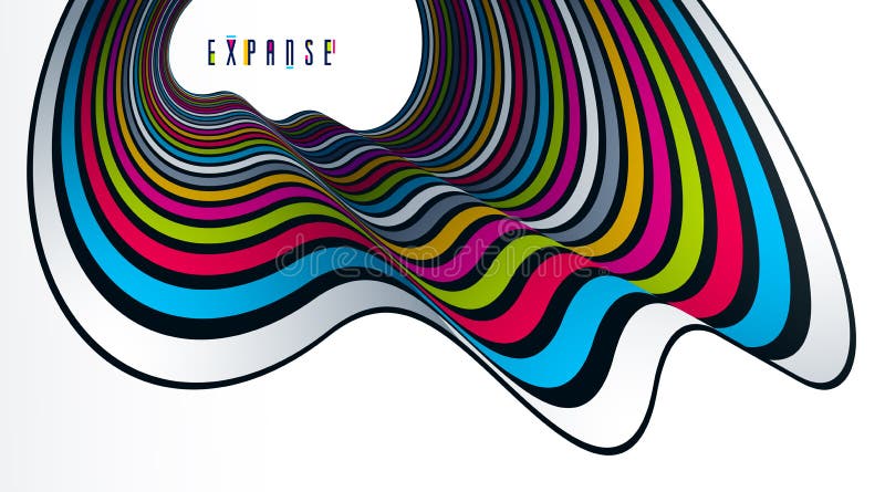 Geometric Backgrounds with Minimal Parallel 3D Lines Vector Abstract ...