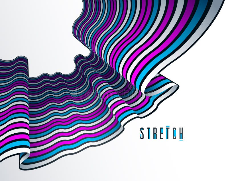 Geometric Backgrounds with Minimal Parallel 3D Lines Vector Abstract ...