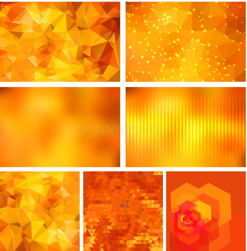 Geometric backgrounds set stock vector. Illustration of creativity ...