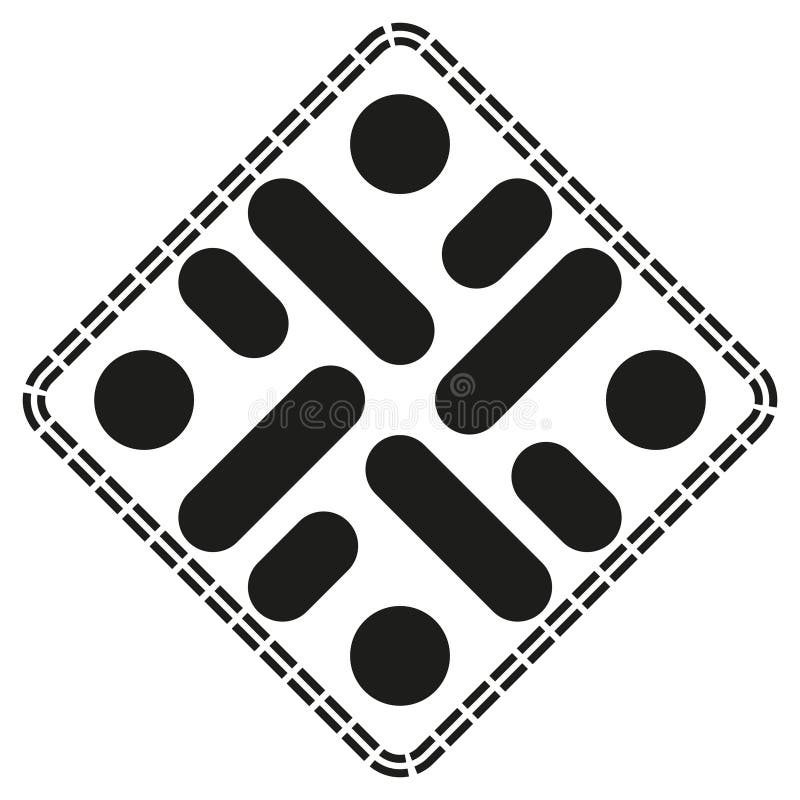 Geometric Badge Shape. Abstract Symbol Icon. Vector Decorative Form ...