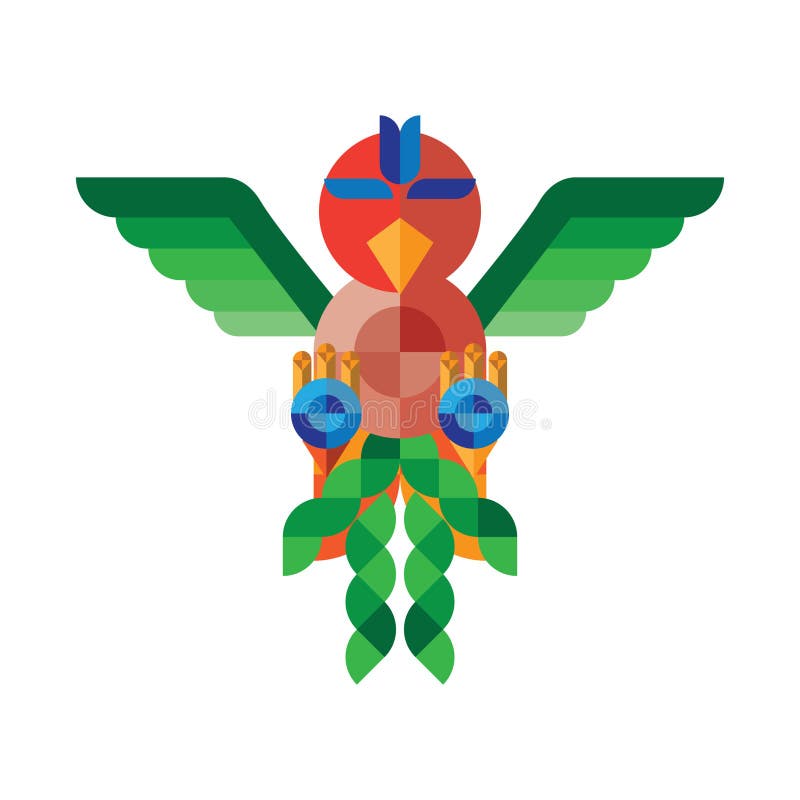 Geometric Bird. Vector Illustration Decorative Design Stock Vector ...