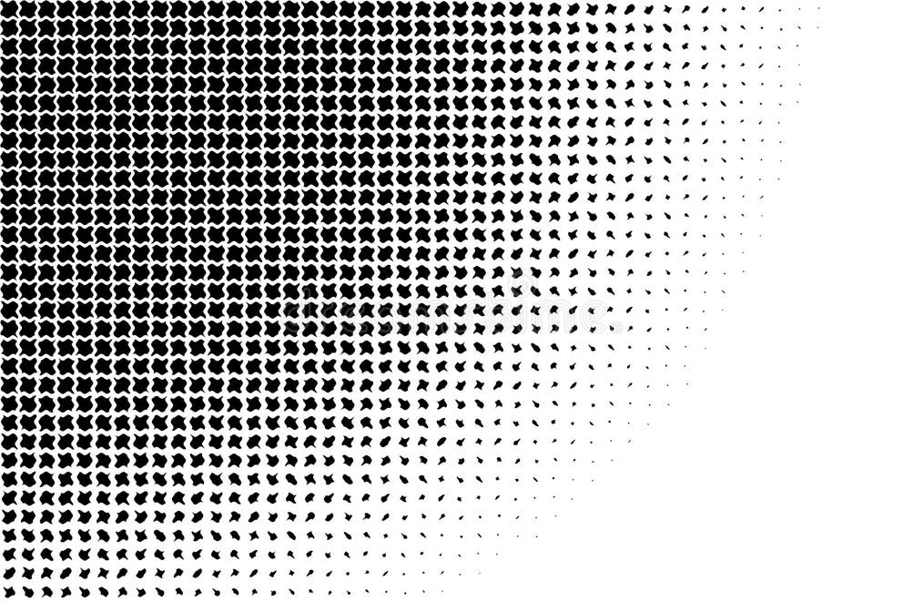 Geometric Black Grid Pattern with Fading Effect Stock Illustration ...