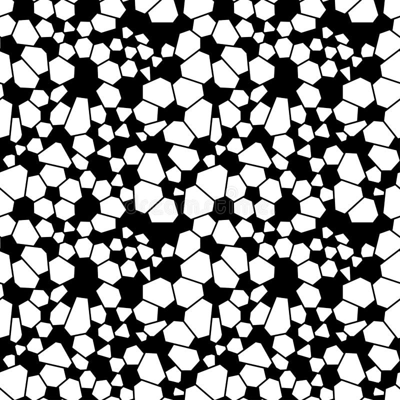 Background Black and White Polygon. Stock Vector - Illustration of ...