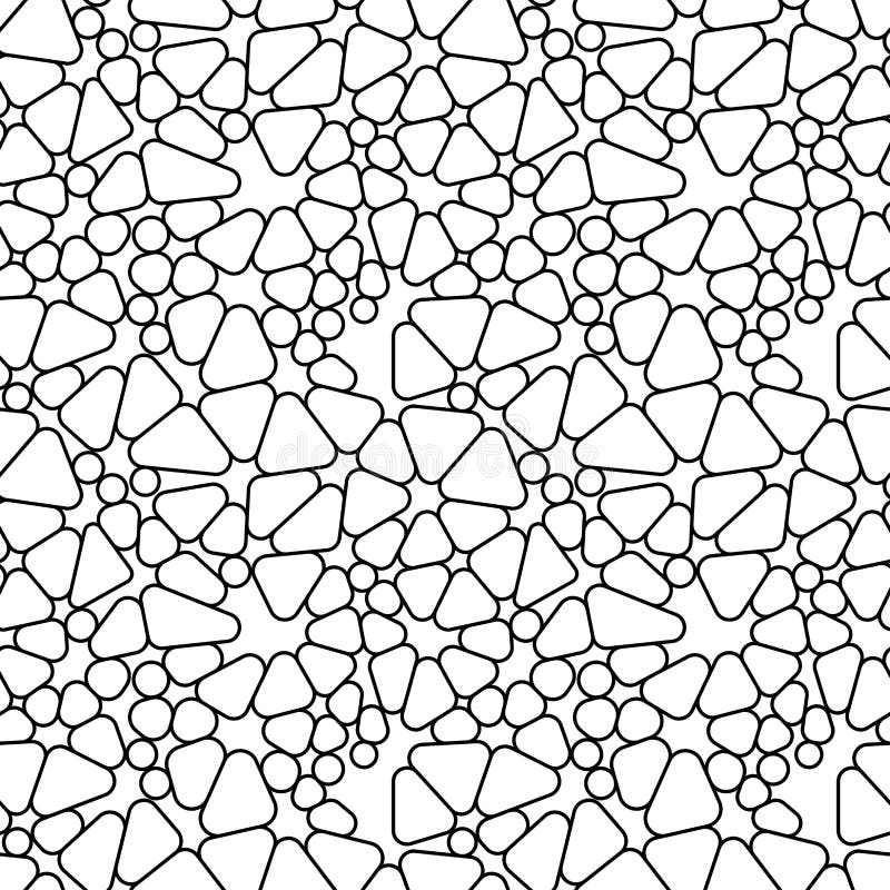 Geometric Black and White Hipster Fashion Random Background Pattern ...