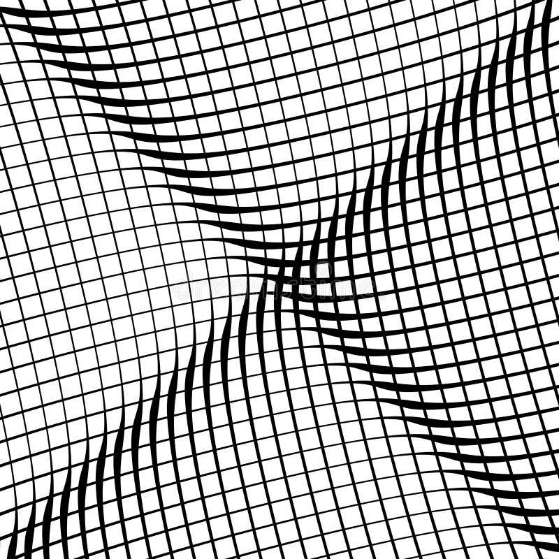 Geometric Black and White Texture. Mesh, Grid Pattern of Lines Stock ...