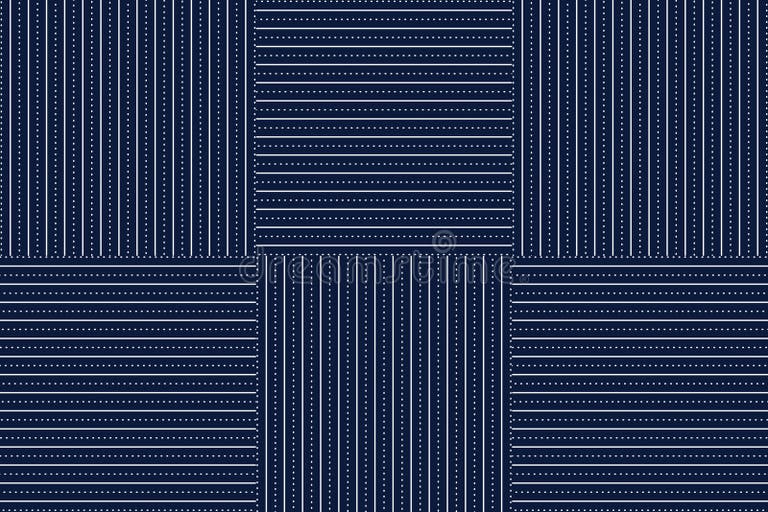 Geometric Blue Background with Lines Forming a Square Pattern Stock ...
