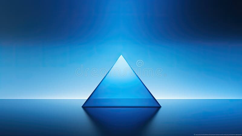 Geometric Blue Background Triangle Stock Illustration - Illustration of ...