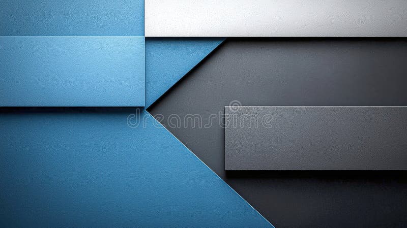 Geometric Blue and Black Composition with Fine Textures and Layers ...