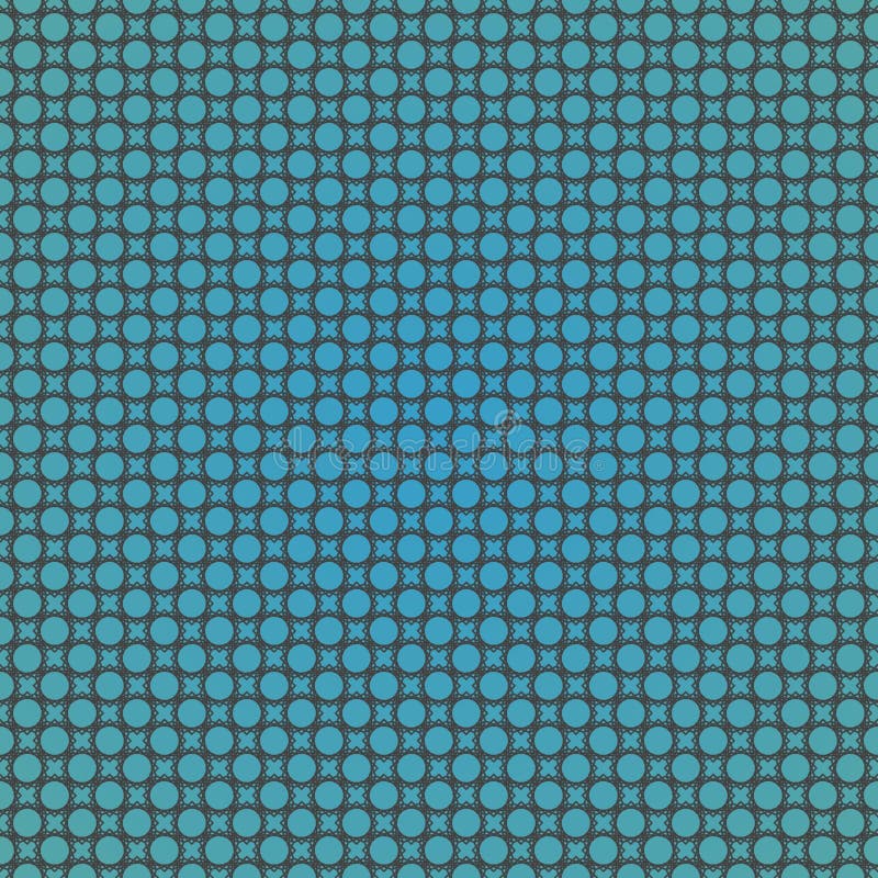 Geometric Blue Circle Pattern Stock Illustration - Illustration of logo ...