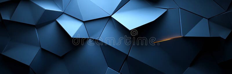Geometric Blue Patterns Created by Angular Shapes Stock Photo - Image ...