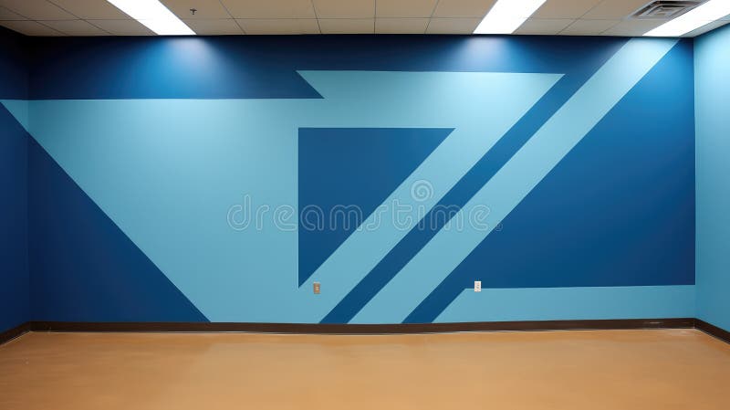 Geometric blue tape stock illustration. Illustration of clean - 360709294