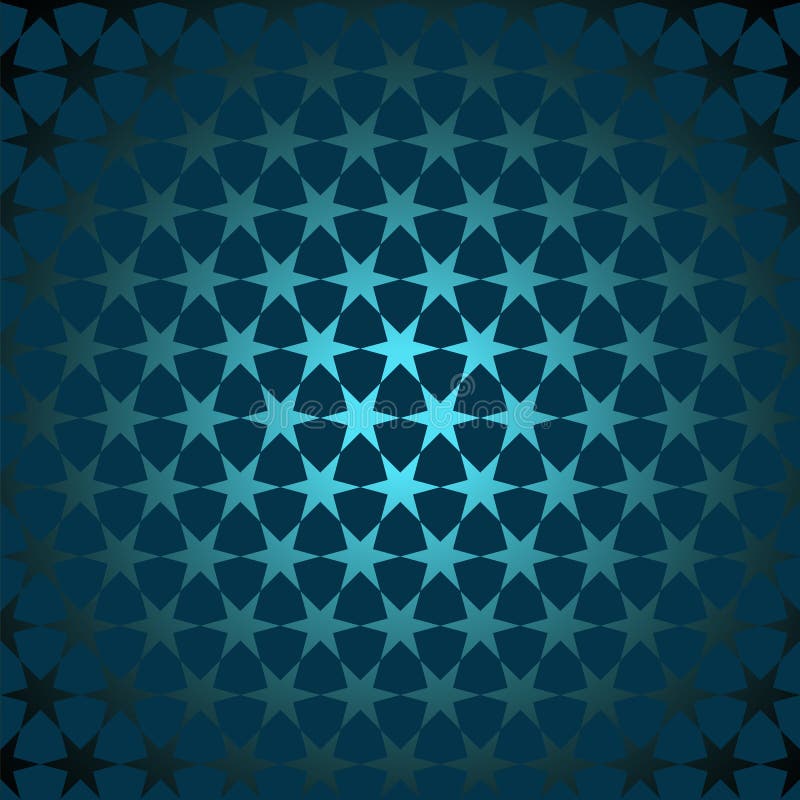 Geometric Blue Turquoise Pattern. Vector Illustration for Decorating ...