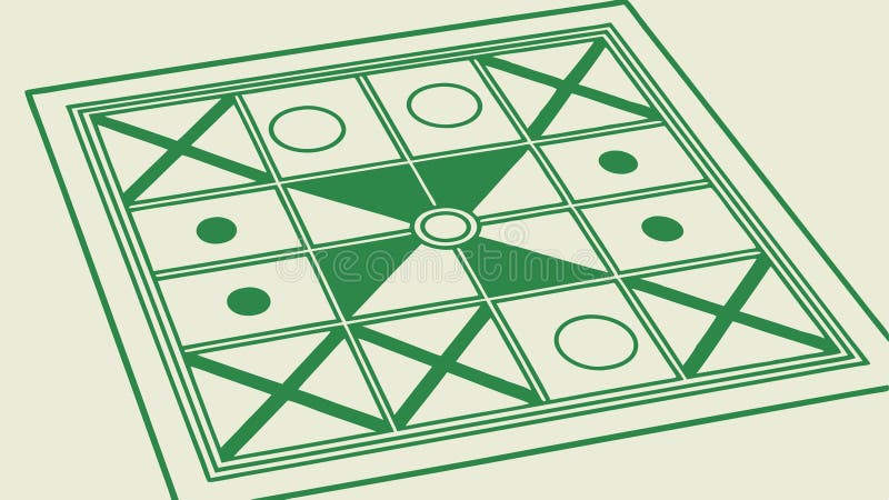 Geometric Board Game Abstract Strategy Pattern, Vector Design ...