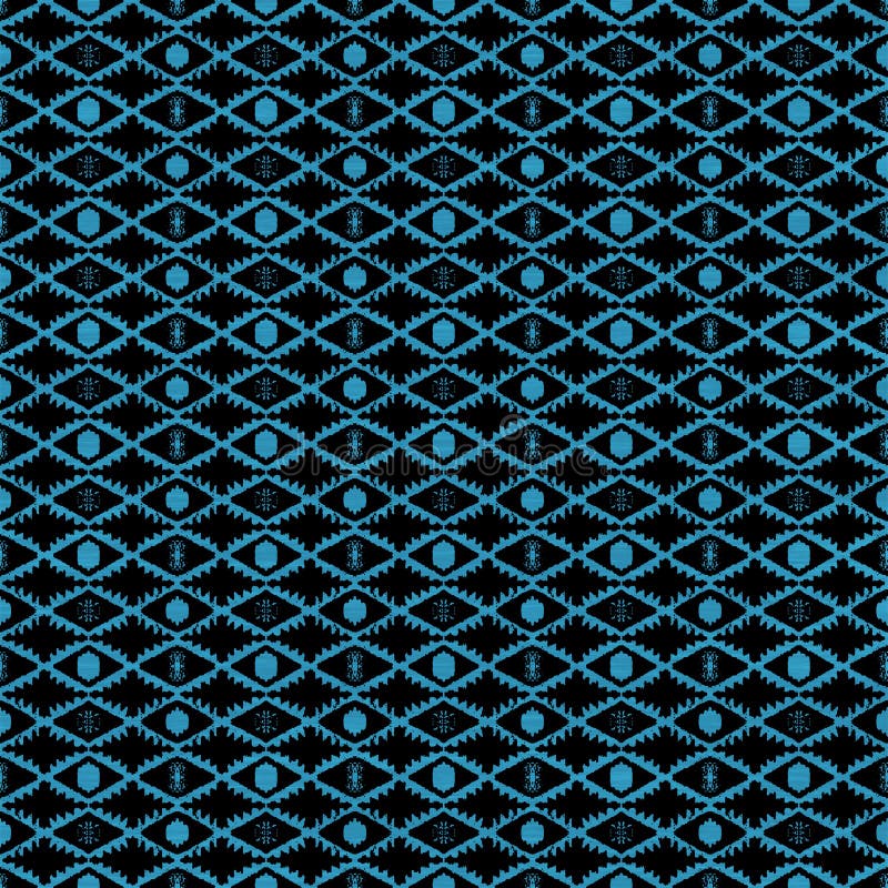 Geometric Boho Style Tribal Pattern with Distressed Texture and Effect ...