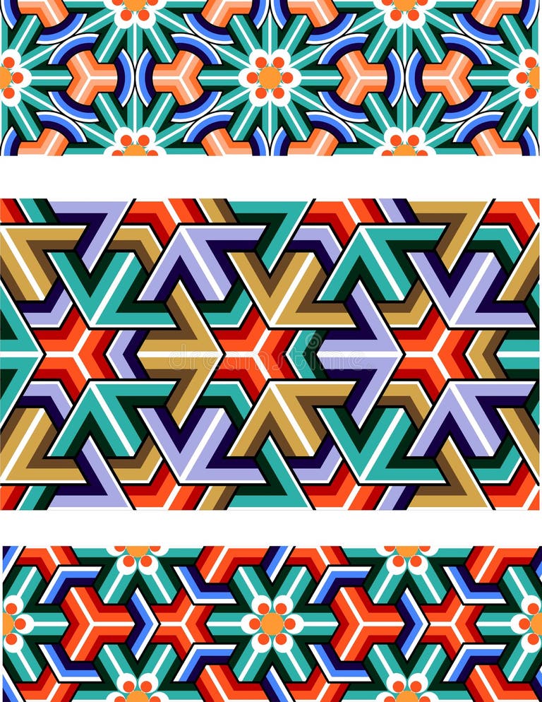 Geometric Border Ornamental Line Stock Illustrations – 24,604 Geometric ...