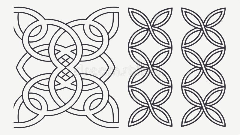 Geometric Border Pattern, Simple Design Element Vector Design ...