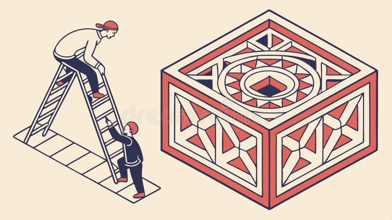 Geometric Box Pattern, Decorative Design and Ornamental Texture Vector ...