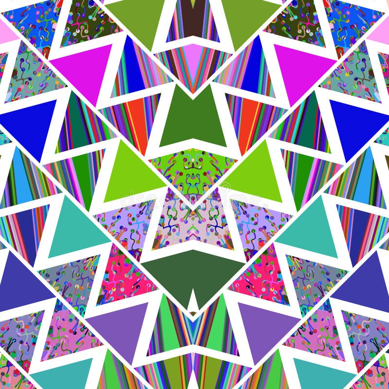 Geometric Bright Modern Repetition Mosaic Abstract Background Stock ...