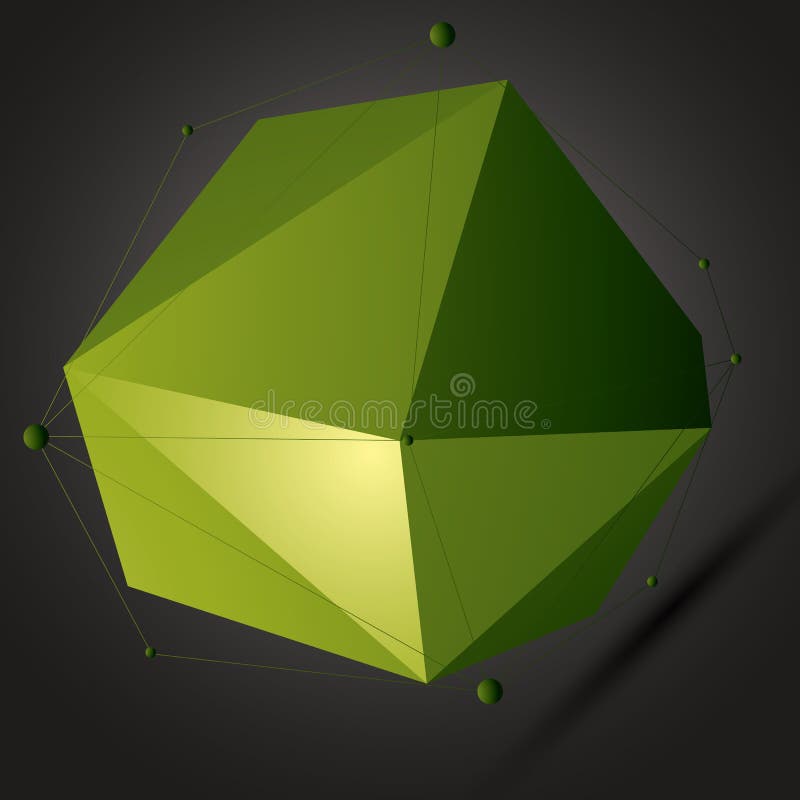 Geometric Bright Polygonal Structure with Lines Mesh, Modern Lac Stock ...