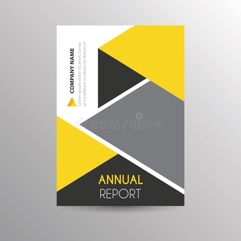 Geometric Brochure Template Stock Vector - Illustration of presentation ...