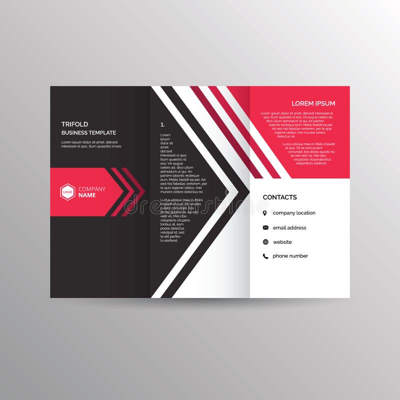 Geometric Brochure Template Stock Vector - Illustration of business ...