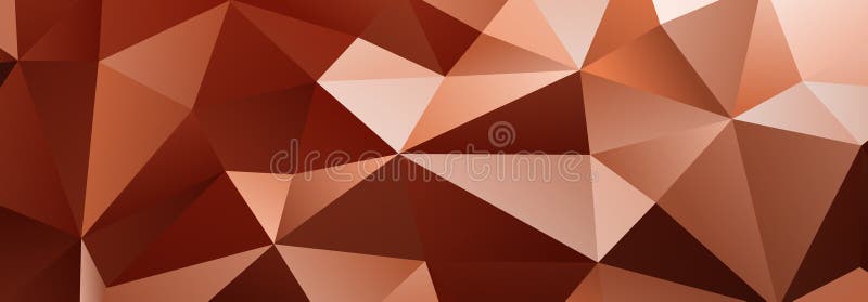 Geometric Brown Illustration with Abstract Shapes Stock Illustration ...