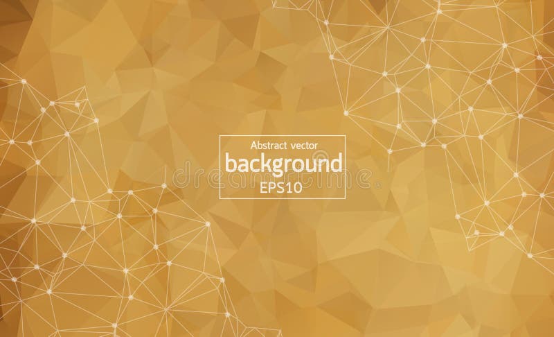 Geometric Brown Polygonal Background Molecule and Communication ...